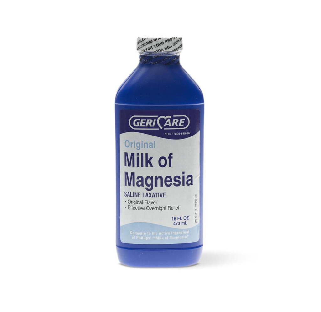 Geri Care Milk of Magnesia, 16oz | Core GPO